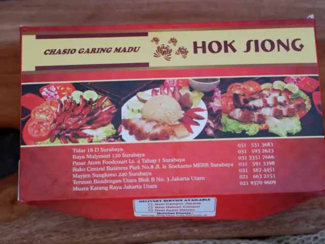 Hok Siong Cabang Tidar - HungryLine